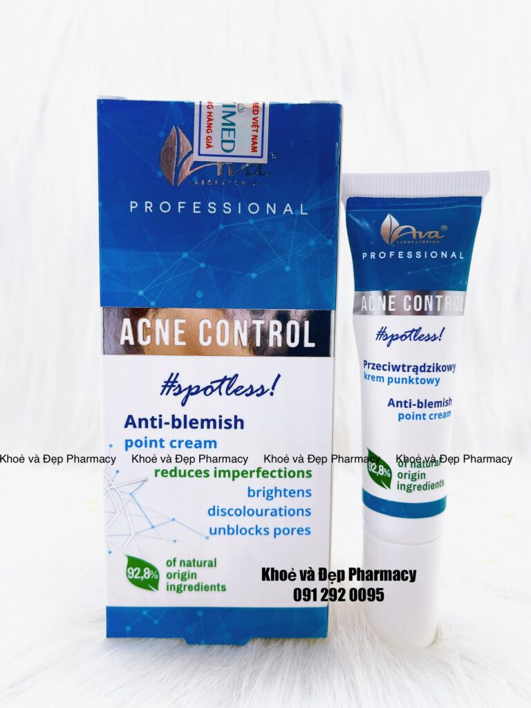 AVA ACNE CONTROL Professional Anti blemish point cream – Kem chấm mụn ...
