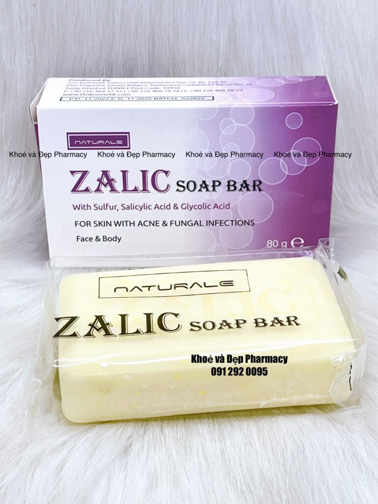 ZALIC SOAP BAR – Xà phòng da liễu hỗ trợ điều trị viêm da, mụn, vảy nến ...
