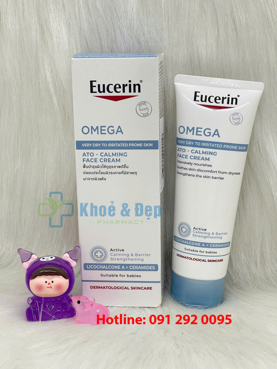 EUCERIN OMEGA ATO CALMING FACE CREAM – Kem dưỡng ẩm giúp phục hồi và ...
